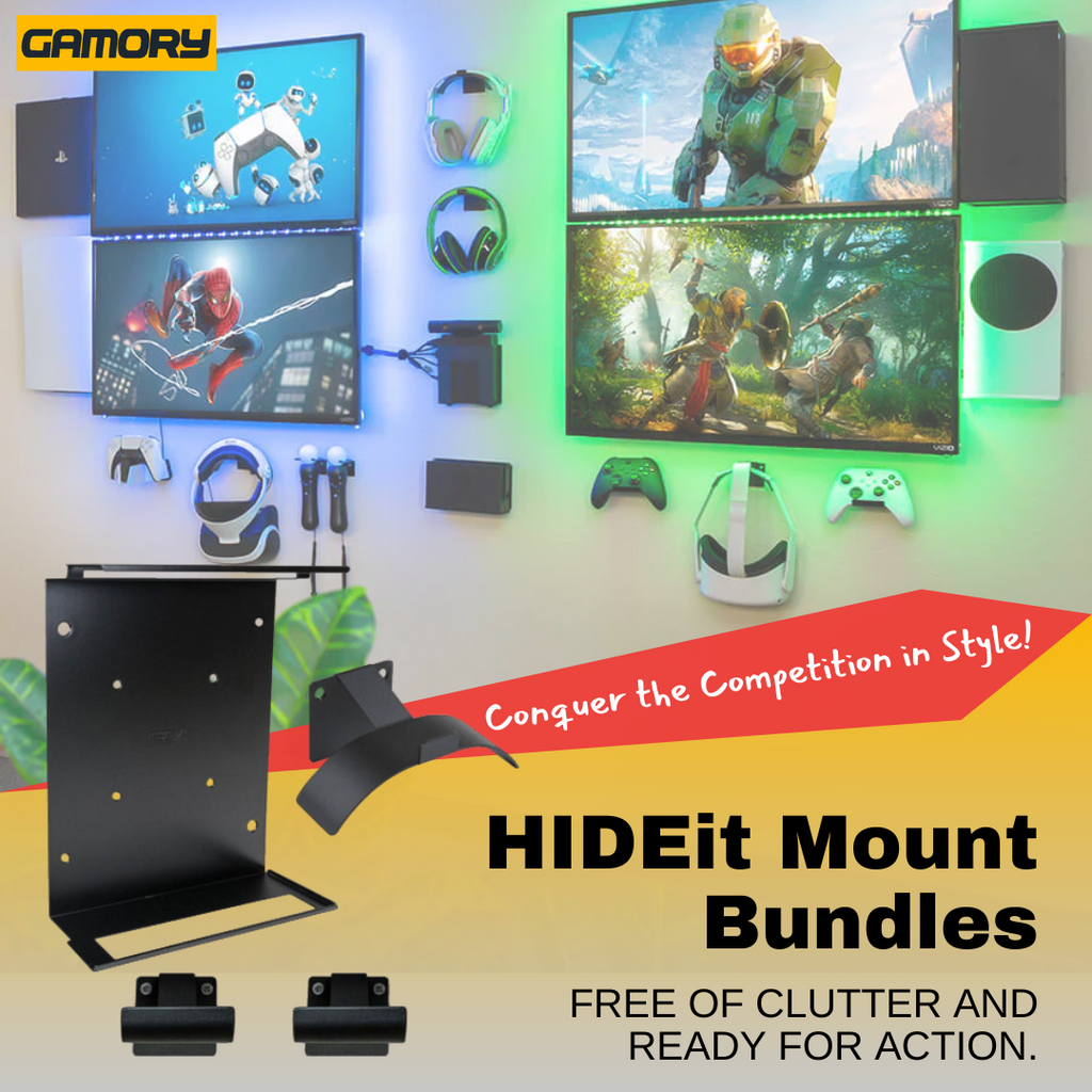 Wall Mount Your Way to Victory: Gamory's HIDEit Mount Bundles for the ...