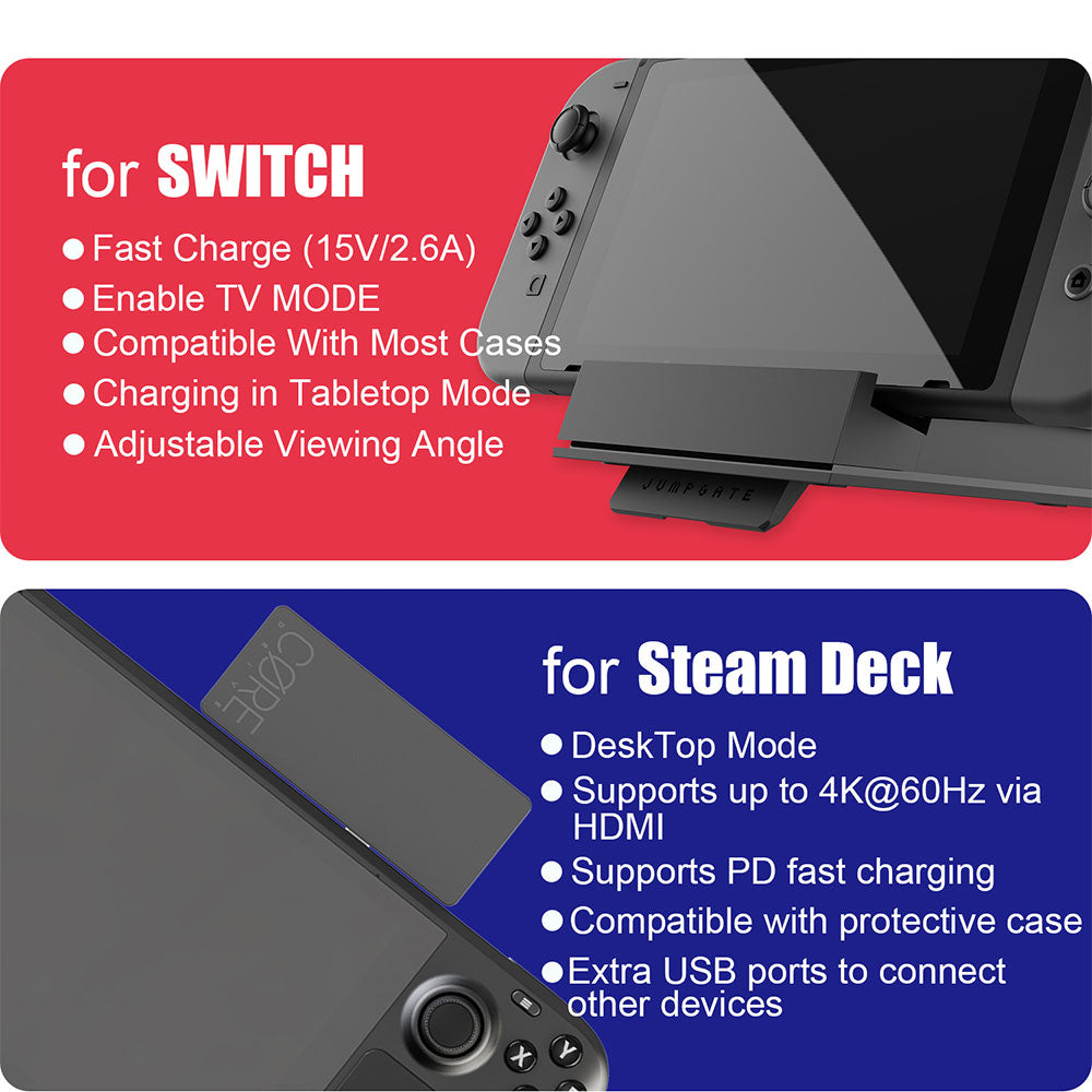 Skull & Co. Jumpgate Dock Pro For Nintendo Switch/OLED & Smart Devices ...