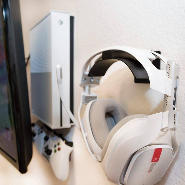 HIDEit Uni-MW (XB 360 + XB1 + XB1 Slim and Headset Wall Mount Bundle ...