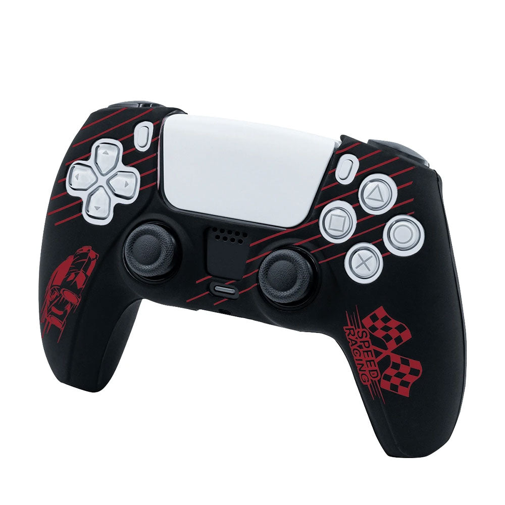 Silicone Cover With Thumb Caps For PS5 (Racing Car Red) – GAMORY