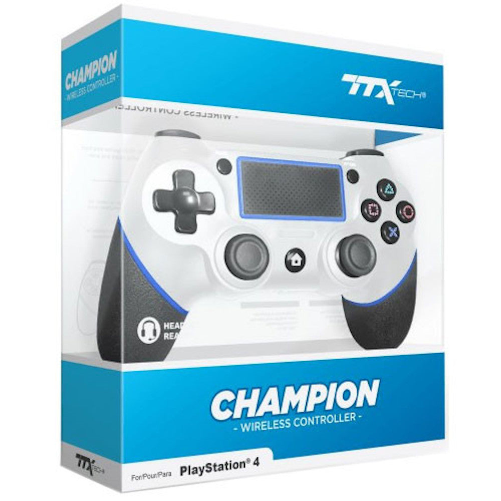 PS4 TTX Tech Champion Wireless Controller - White – GAMORY